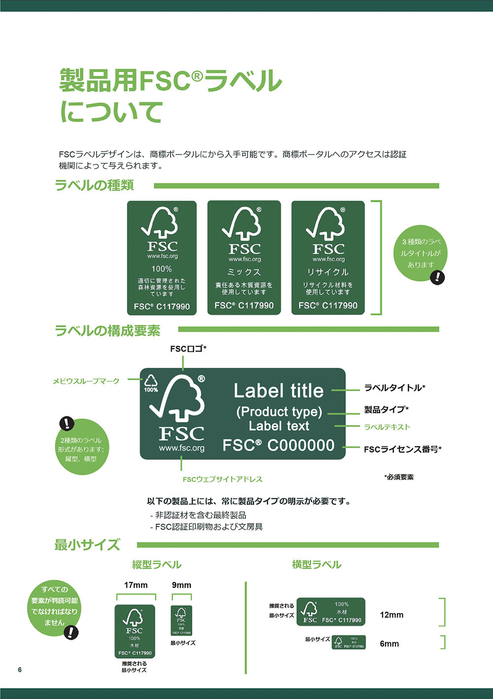 FSC® 認証マークについて